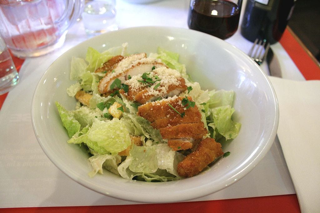 Caesar Salad perfect as a unique cold dish for lunch